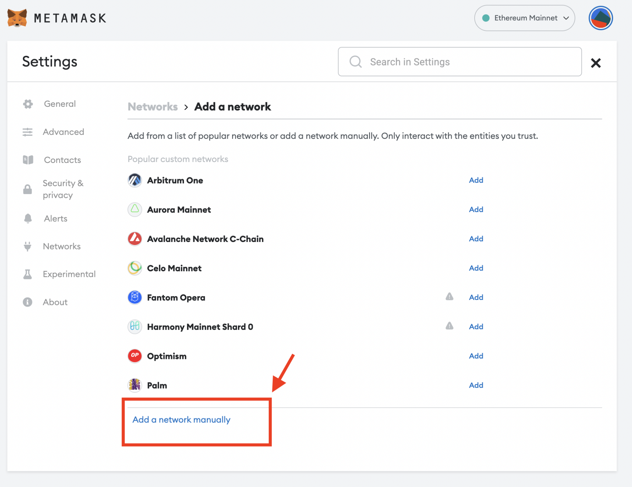 Migrating to Elysium with Metamask: a Guide - Blog @ VulcanForged