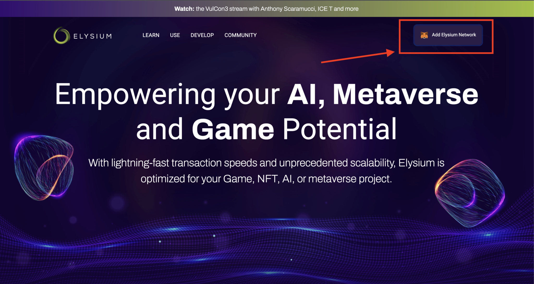Migrating to Elysium with Metamask: a Guide - Blog @ VulcanForged